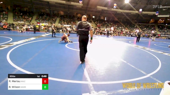 85 lbs Consi Of 4 - Reed Merlau, Maize vs Blaise Wilson, Warrior Ridge