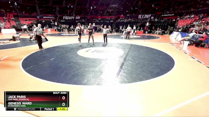 2A 190 lbs Champ. Round 1 - Jack Paris, Oak Park (Fenwick) vs Genesis ...