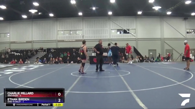 160 lbs Round 2 (8 Team) - Charlie Millard, Wisconsin vs Ethan Birden ...