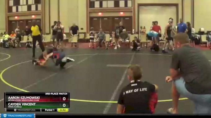 75 lbs 3rd Place Match - Cayden Vincent, MarcAurele vs Aaron Szumowski ...