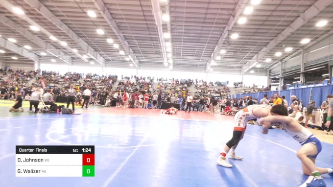 138 lbs Quarterfinal - Dawson Johnson, WI vs Griffin Walizer, PA