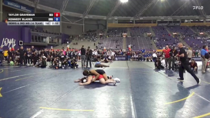 160 lbs Semis & 3rd Wb (16 Team) - Kennedy Blades, Iowa vs Taylor ...