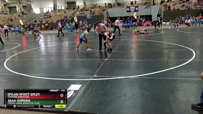112 lbs Cons. Semi - Sean Hopkins, Pigeon Forge Wrestling Club vs Dylan ...