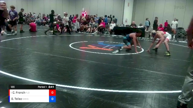 120 lbs Quarterfinal - Camren French, Florida vs Gabriel Tellez ...