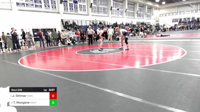 165 lbs Consi Of 8 #1 - Justin Dittmar, South Windsor vs Tyler Mangene ...