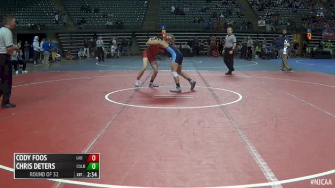 141 Round of 32 - Cody Foos, Labette vs Chris Deters, Colby