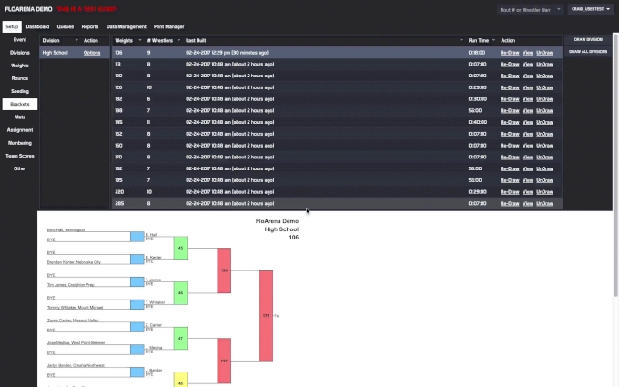 FloArena Demo 21 - Edit a Wrestler