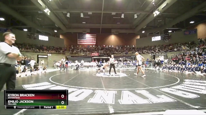 2A 190 lbs 1st Place Match - Emilio Jackson, Millard vs Kyron Bracken ...