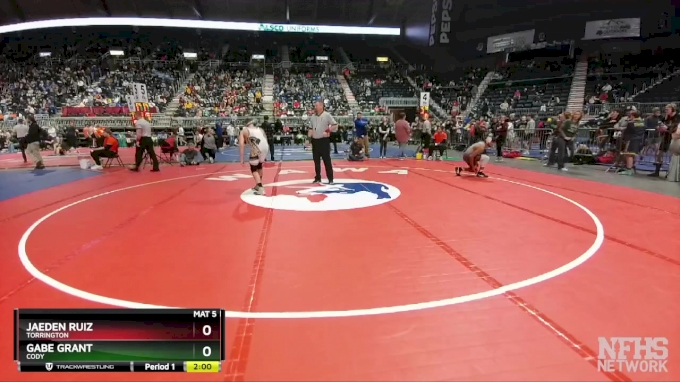 3A-138 lbs Champ. Round 1 - Gabe Grant, Cody vs Jaeden Ruiz, Torrington