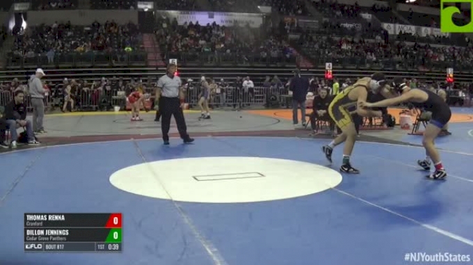 175 Round of 16 - Thomas Renna, Cranford vs Dillon Jennings, Cedar ...