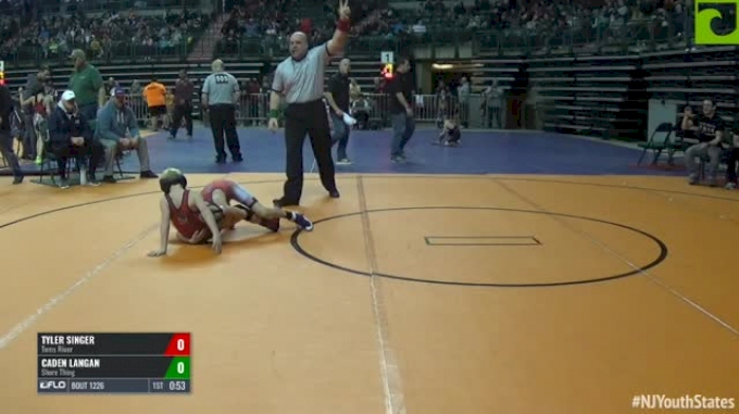 75 Consi of 16 #2 - Tyler Singer, Toms River vs Caden Langan, Shore Thing