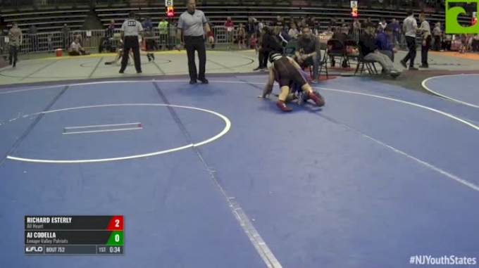 110 Consi of 8 #2 - Richard Esterly, All Heart vs Aj Codella, Lenape ...