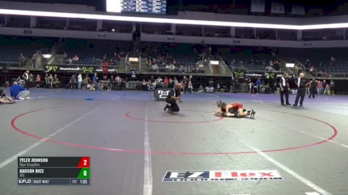 97 RR Rnd 3 - Tyler Johnson, Elgin Grapplers vs Karson Rice, ATC