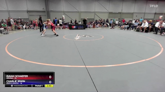132 lbs 4th Wrestleback (16 Team) - Isaiah Schaefer, Indiana vs Charlie ...