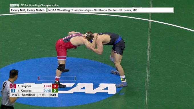 285 Semi Final, Kyle Snyder (Ohio St.) vs Jacob Kasper (Duke)