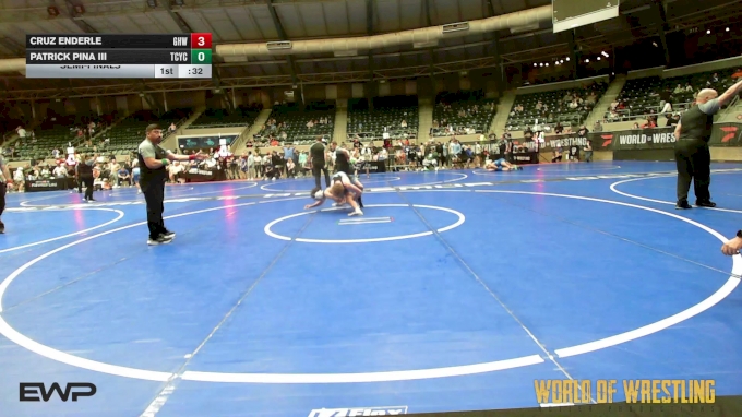 125 lbs Semifinal - Cruz Enderle, Greater Heights Wrestling vs Patrick ...