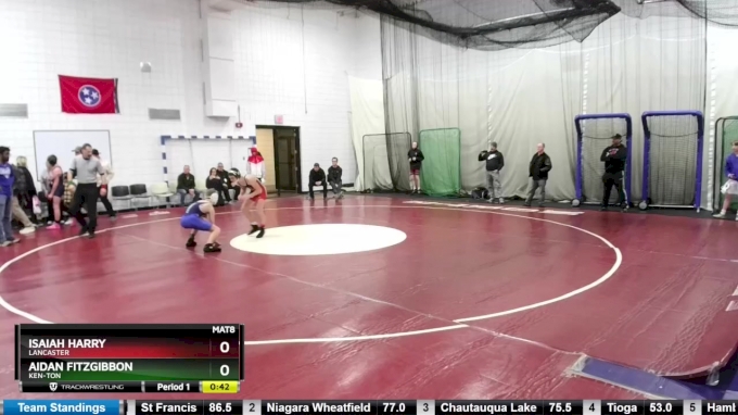116 lbs Cons. Round 2 - Isaiah Harry, Lancaster vs Aidan Fitzgibbon ...