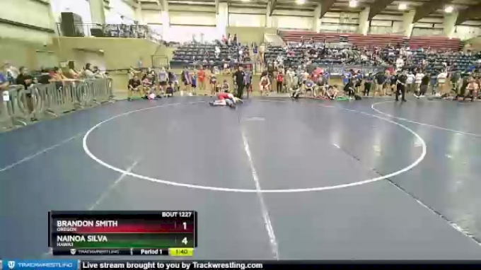 132 lbs Semifinal - Brandon Smith, Oregon vs Nainoa Silva, Hawaii