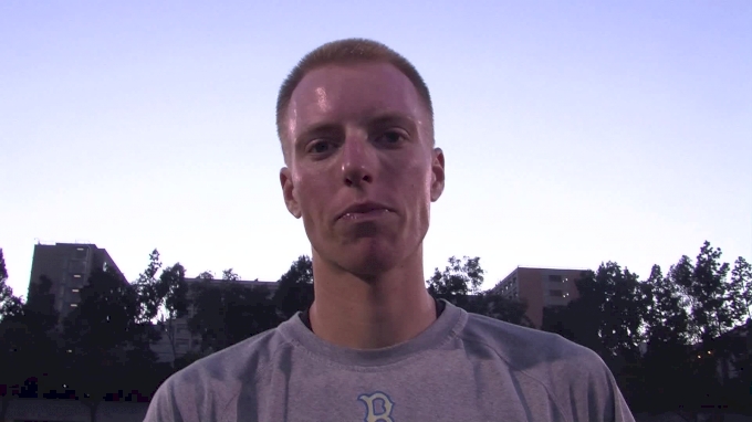 Austin O'Neil after Bruin Legends win, ran 8:42 in his first ...