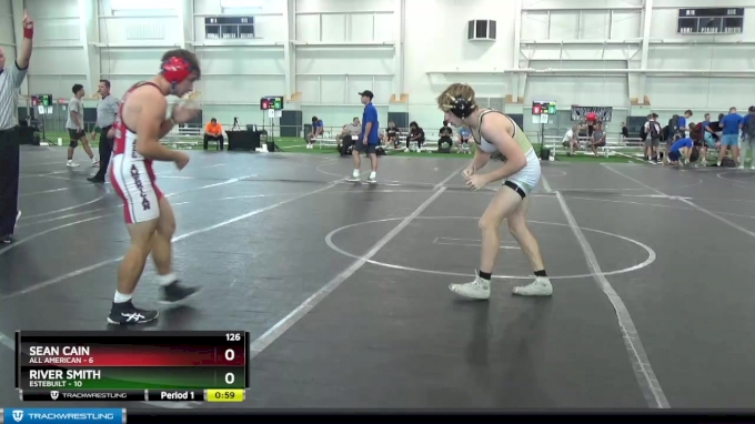 126 lbs Round 5 (8 Team) - Sean Cain, All American vs River Smith ...