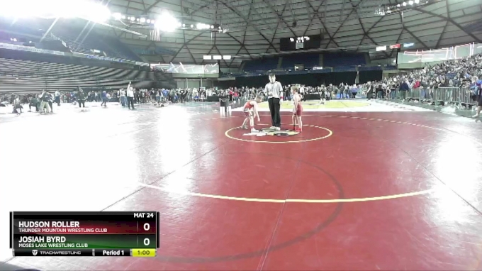 84 lbs Champ. Round 1 - Hudson Roller, Thunder Mountain Wrestling Club ...