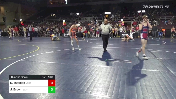 125 lbs Quarterfinal - Cole Trzeciak, North Penn vs Jordan Brown, Sayre