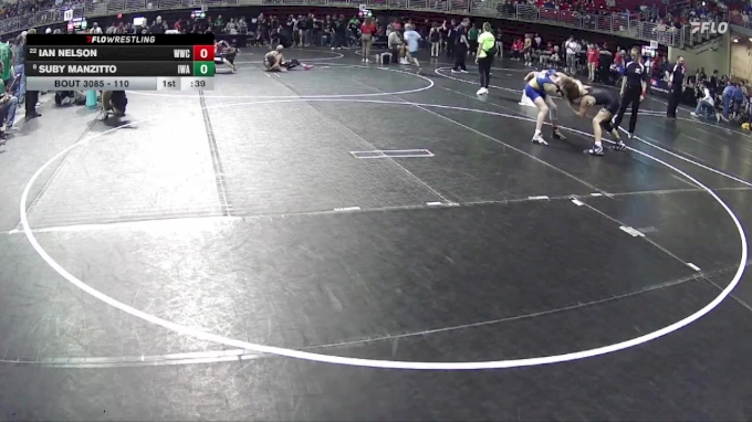 110 lbs Champ. Round 2 - Ian Nelson, Wahoo Wrestling Club vs Suby ...