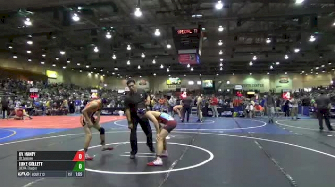 125 Round of 32 - Ky Haney, Mt.Spokane vs Luke Collett, OKWA Thunder