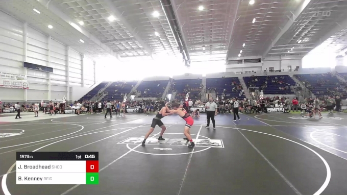 157 lbs Consi Of 8 #1 - Jake Broadhead, Shootbox WC vs Brock Kenney ...