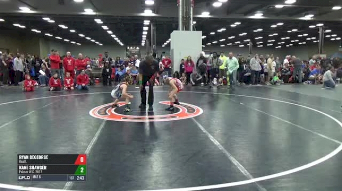 M-60 Mat 8 8:00 am Round of 32 - Ryan DeGeorge, Unatt. vs Kane Shawger ...