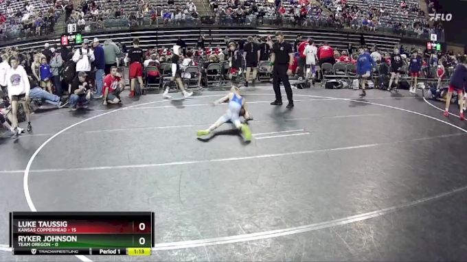 65 lbs Semis & 1st Wrestleback (8 Team) - Luke Taussig, Kansas ...