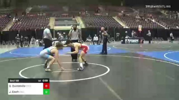 132 lbs 2nd Place - Q'Veli Quintanilla, Spokane Wrestling vs Jager ...