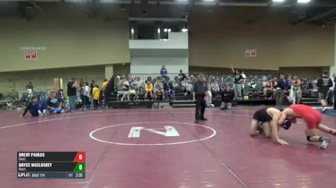 C-171 Mat 16 3:30 pm 5th Place - Brent Paulus, Unatt. vs Bryce ...