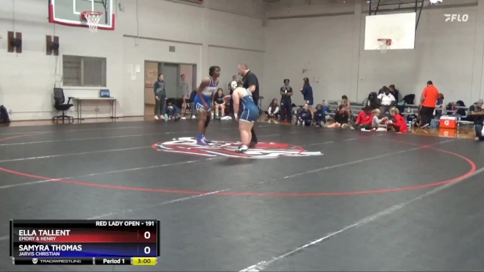 191 lbs Round 2 - Ella Tallent, Emory & Henry vs Samyra Thomas, Jarvis ...