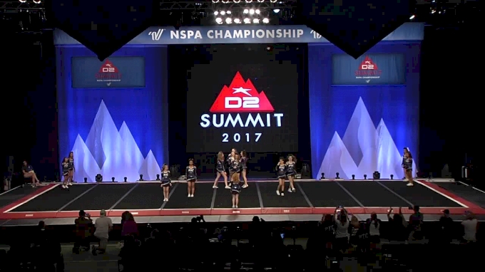 PrimeTime Cheer - Black Angels [L3 Small Junior Semis - 2017 The D2 Summit]