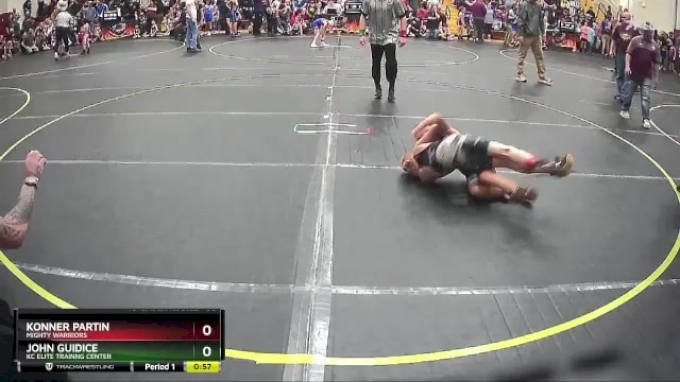 90 lbs Quarterfinal - Konner Partin, Mighty Warriors vs John Guidice ...