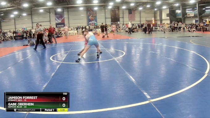 110 lbs Rd# 5- 3:45pm Friday Final Pool - Gabe Oberhein, Gotcha Blue vs ...