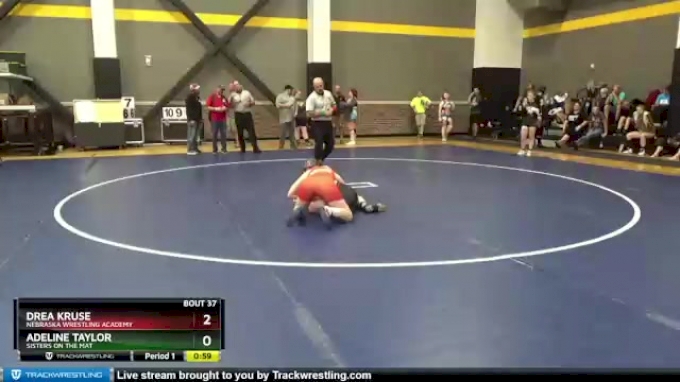 110 lbs Quarterfinal - Adeline Taylor, Sisters On The Mat vs Drea Kruse ...