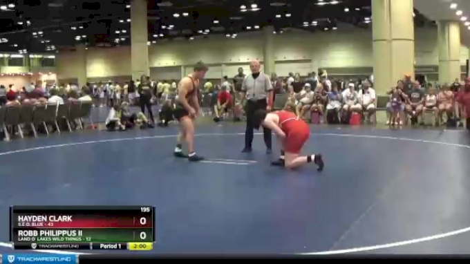 195 lbs Round 9 (10 Team) - Robb Philippus II, Land O` Lakes Wild ...