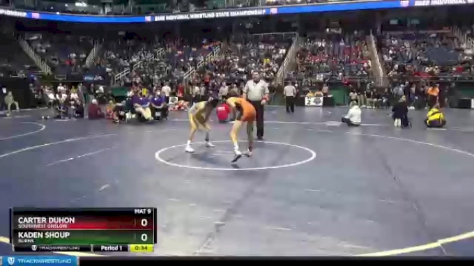 2A 106 lbs Cons. Semi - Kaden Shoup, Burns vs Carter Duhon, Southwest ...
