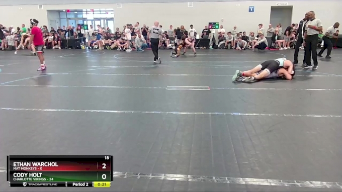 126 lbs Round 2 (6 Team) - Cody Holt, Charlotte Vikings vs Ethan ...
