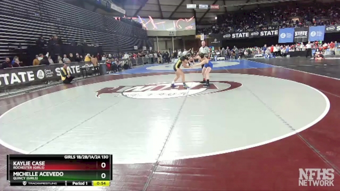 Girls 1B/2B/1A/2A 130 Cons. Round 2 - Kaylie Case, Rochester (Girls) vs ...