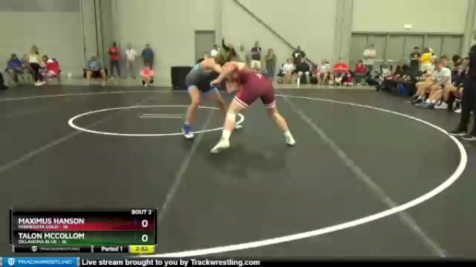 170 lbs Round 1 (8 Team) - Maximus Hanson, Minnesota Gold vs Talon ...