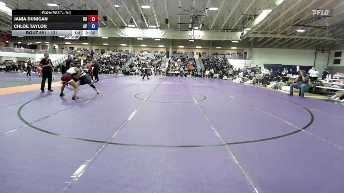 131 lbs Cons. Round 2 - Chloe Taylor, Avila vs Jania Dunigan, Schreiner ...