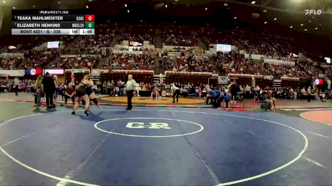 G - 235 lbs Quarterfinal - Elizabeth Henkins, Missoula Big Sky / Loyola ...