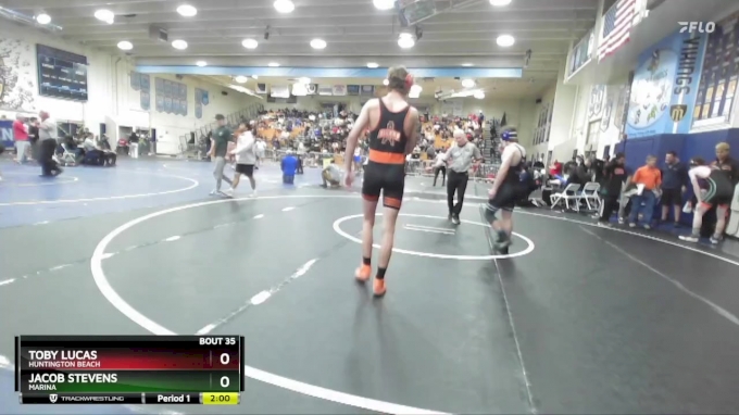150 lbs Champ. Round 1 - Jacob Stevens, Marina vs Toby Lucas ...