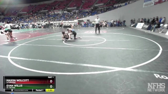 4a-132 Mason Wolcott (La Grande) vs Evan Willis (St Helens)