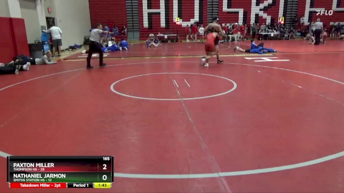 165 lbs Quarters & Wb (16 Team) - Paxton Miller, Thompson HS vs ...