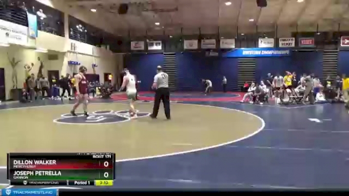 174 lbs 1st Place Match - Dillon Walker, Mercyhurst vs Joseph Petrella ...