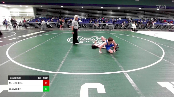 113 lbs Round Of 16 - Matthew Oneill, PA vs Dru Ayala, IA